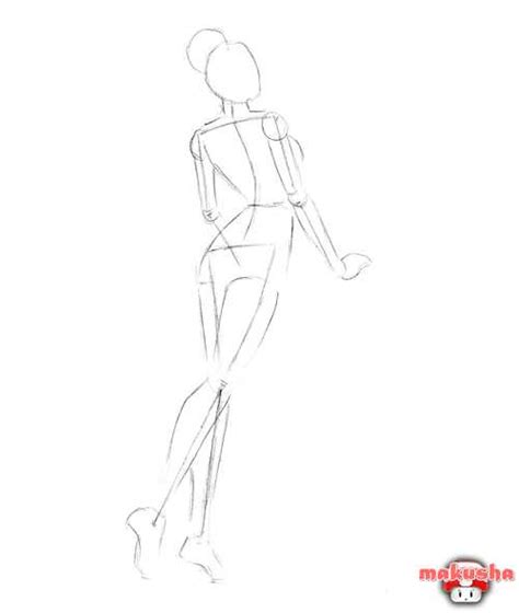Как нарисовать красивую девочку в полный рост