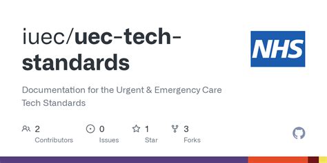 Github Iuec Uec Tech Standards Documentation For The Urgent