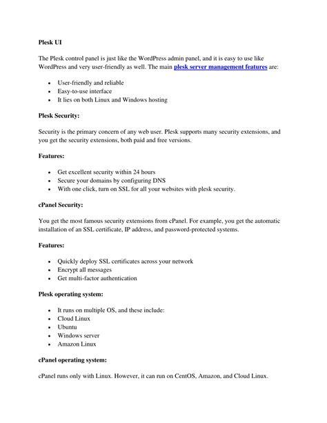 Ppt Comparison Between Cpanel Vs Plesk Which Is The Better Option Powerpoint Presentation