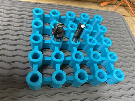 Router Bit Storage By Motoriley Download Free STL Model Printables Com