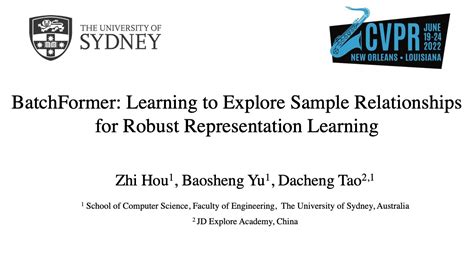 Cvpr Batchformer Learning To Explore Sample Relationships For