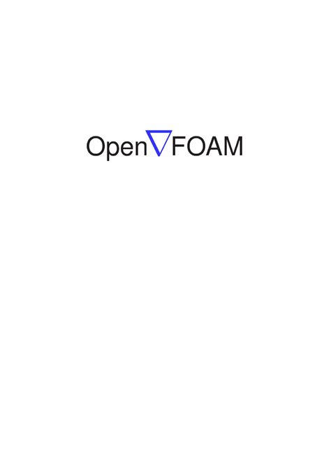 Openfoam编程指南中文版pdf Csdn文库
