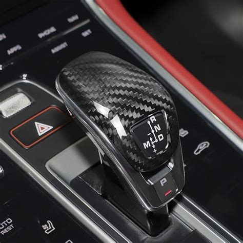 Suupar Real Carbon Fibre Gear Shift Knob Trim Cover For