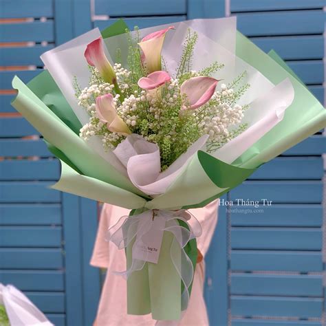 Bó Hoa Calla Lily Hoa Tháng Tư