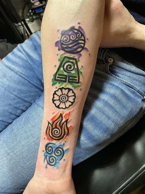 4 Elements Tattoo Avatar