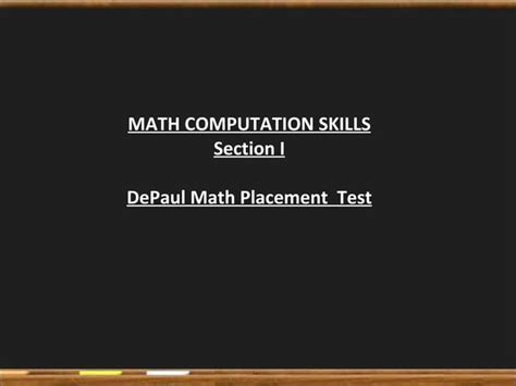 Computational Skills Ppt