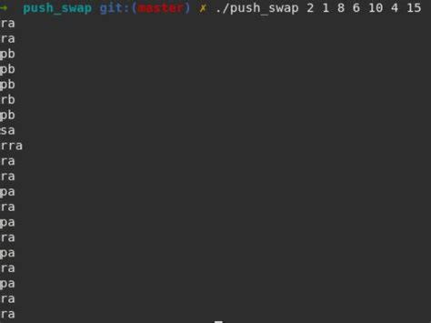 github sleleu push swap a little algorithm to sort data on a stack with a limited set of