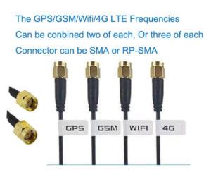 High Performance Combined 4G LTE GPS Antenna Manufacturer C T RF Antennas Manufacturer