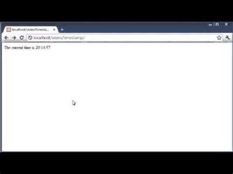 Beginner PHP Tutorial 58 Timestamps YouTube