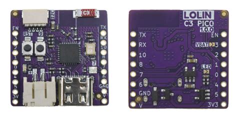 Wemos Launched Its Latest Creation The Wemos Lolin C3 Pico ESP32 C3