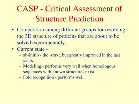 Ppt Protein Tertiary Structure Prediction Powerpoint Presentation