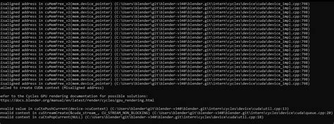 Cuda Error Rblenderhelp