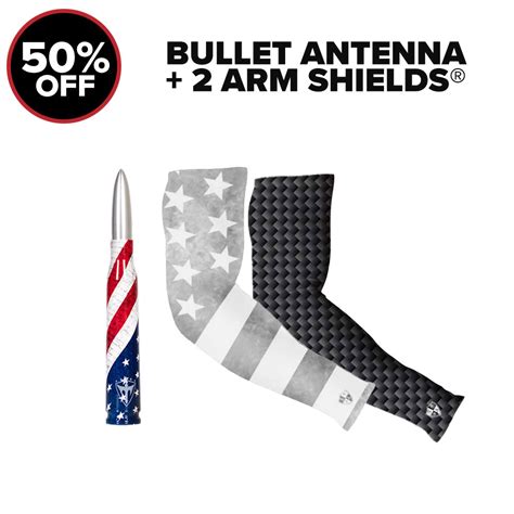 Bullet Antenna 2 Arm Shields® Alpha Defense Gear