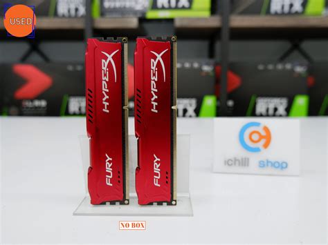 Ram แรม Kingston Hyper X Fury Ddr3 8gb 4x2 1866mhz P11083 Ichillshop