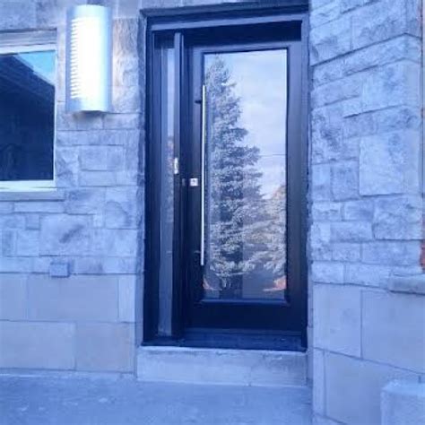 Modern Door Modern Solid Door With Side Lite And Transom And Stainless