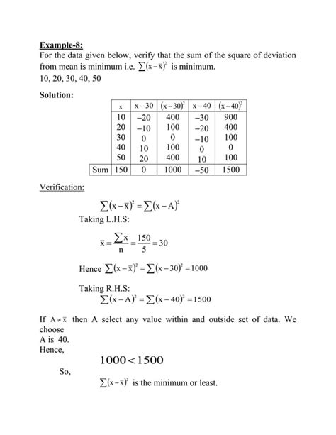 Properties Of Arithmetic Mean Pdf Physics Science