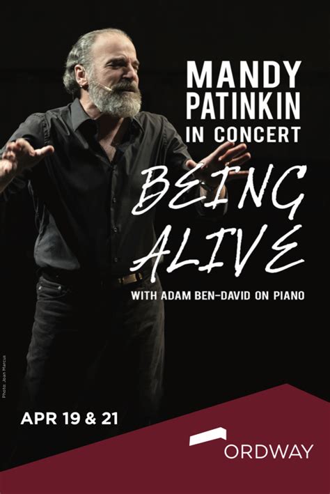 Cherry And Spoon Being Alive Mandy Patinkin In Concert At The Ordway