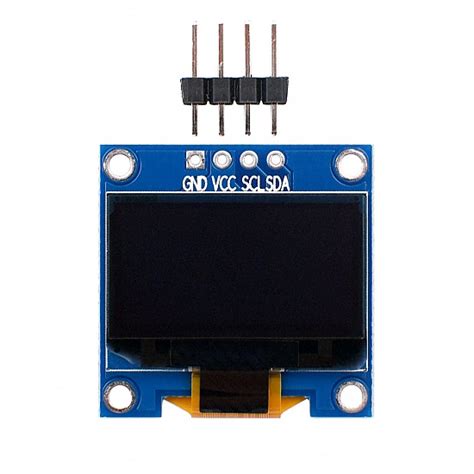 0 96 Inch I2c Iic 4pin Oled Display Module Yellow Blue Without Soldered Pin