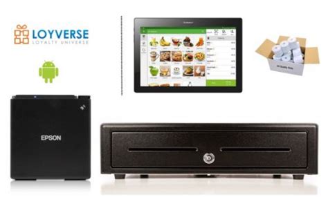 Loyverse Pos Android Bundle Receipt Printer And Cash Drawer Optional Paper And Android Tablet