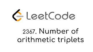Leetcode Number Of Arithmetic Triplets Solution In Java Hindi Coding Community