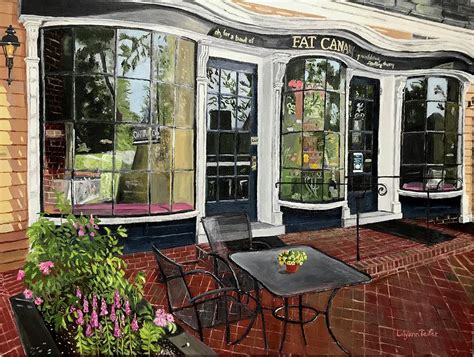 Fat Canary Painting By Lilyann Teifer Fine Art America