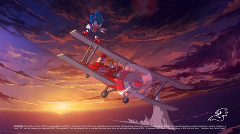 Hd Wallpaper Sonic Tails Character Sonic The Hedgehog Video Games Sky Sonic The