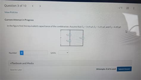 Solved In The Figure Find The Equivalent Capacitance Of The Chegg