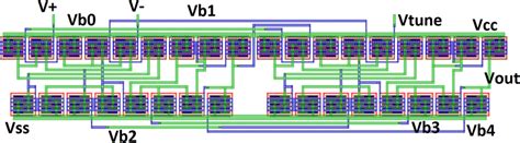 21 Layout Design Of The Opamp With All The Terminals Marked Download Scientific Diagram