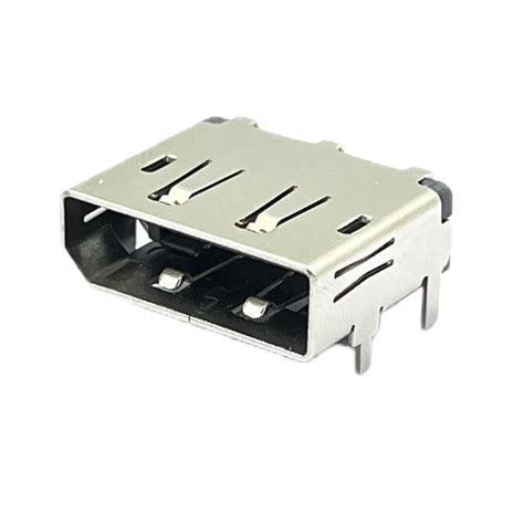 0 5amp Lcp Displayport Usb 9 Pin Connector Mini Usb Socket 90 Degree Smt Dip Solder 1u Plating