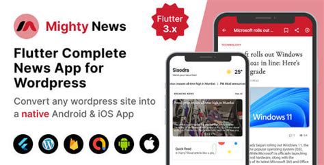 Mightynews V420 Flutter News App With Wordpress Backend Source