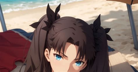 Fategrandorder 遠坂凛水着 Kurourasのイラスト Pixiv