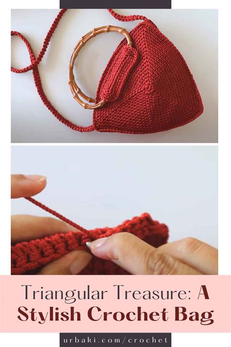 Triangular Treasure A Stylish Crochet Bag