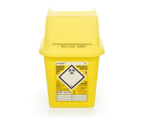 Sharps Bin Sharpsafe 4 Ltr Moving Edge Safety Experts