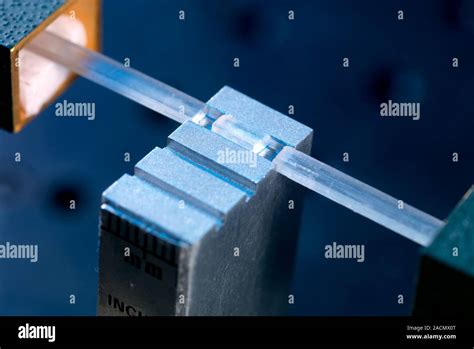 Millimetre Radio Waveguide Testing This Dielectric Waveguide Centre