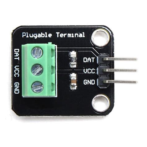 Ds18b20 Temperature Sensor Module Probe With Terminal Adapter For