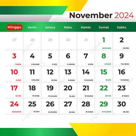 ปฏิทินพฤศจิกายน 2567 เวกเตอร์ เทมเพลตดาวน์โหลดฟรีบน Pngtree