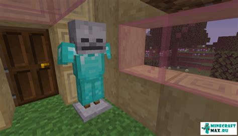 Стойка для брони Прочий декор Как сделать в Майнкрафт