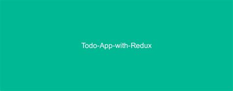 Todo App With Redux