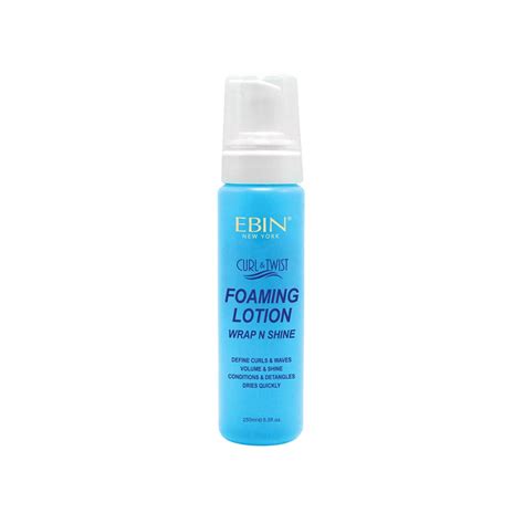Ebin Curl And Twist Foaming Lotion Wrap N Shine 250ml Senegal Beauty