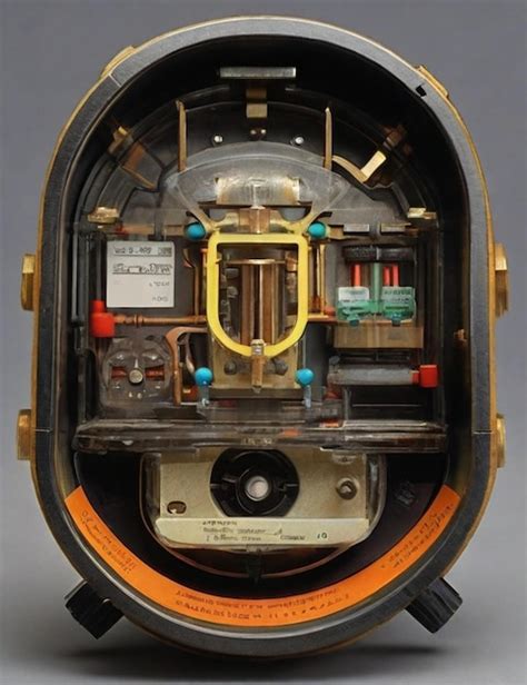 Internal Structure Of A Radioactive Meter Premium Ai Generated Image