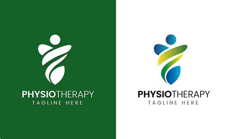 Ai Generated Physiotherapy Vector Icon Sign Symbol Logo Design Template