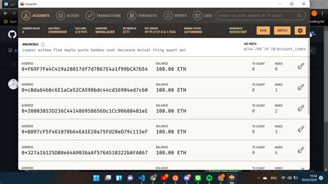 lesson 6 index error and cannot add accounts on ganache local · issue 1241 · smartcontractkit