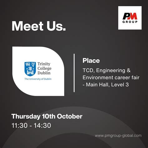 Pm Group Will Be Attending The Engineering And Environment Careers Fair
