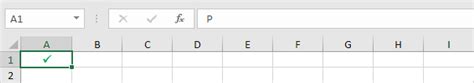 Insert A Check Mark In Excel Step By Step Tutorial