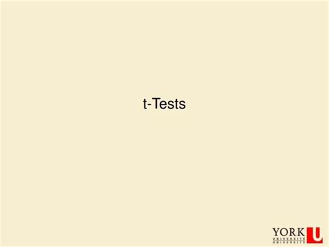 Ppt T Tests Powerpoint Presentation Free Download Id3994820