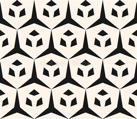 Vector Geometric Seamless Pattern With Edgy Triangular Shapes Design For Decor Fabric Stock