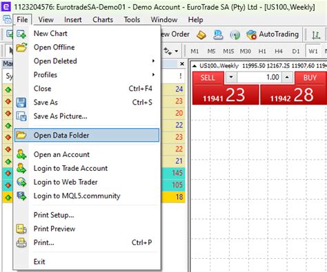 How To Add A Robot Or Expert Advisor To Mt4 Duomarkets Ingles