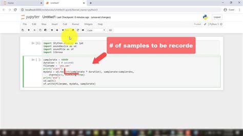 Python Record Audio Youtube