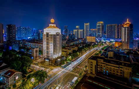 视觉江苏丨常州钟楼：千年运河畔夜景如画江苏国际在线