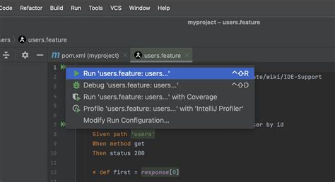 Get Started Jetbrains Intellij Karatelabs Karate Wiki Github